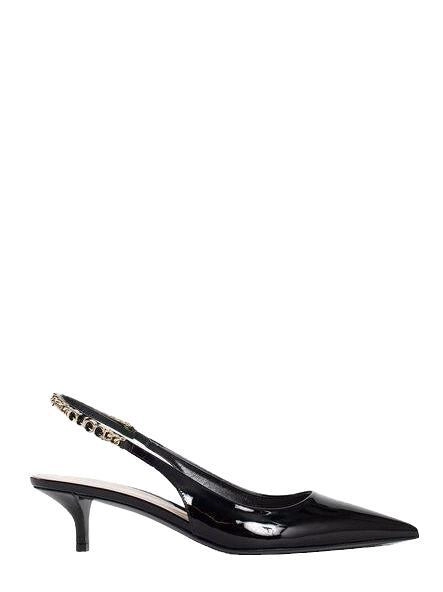 Gucci Signature Slingback 45mm Pumps - Nero