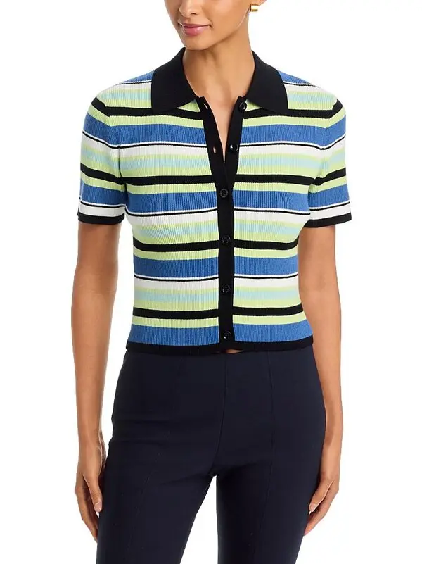 TOCCIN Shae Button Front Polo Shirt - Ockem