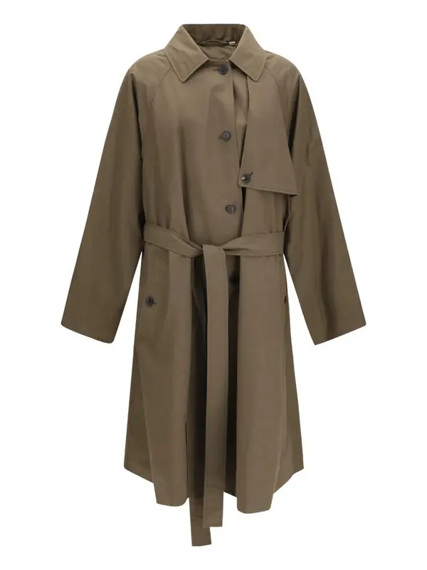 Calvin Klein Belted Trench Coat - Brown