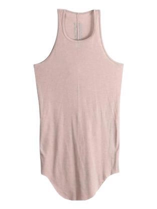 Rick Owens Ribbed Tank - Rose