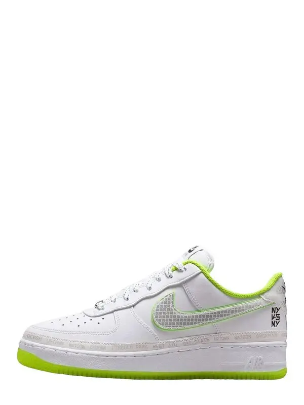 Nike Force 1 Low 'ny V. Ny' Sneakers - White/volt