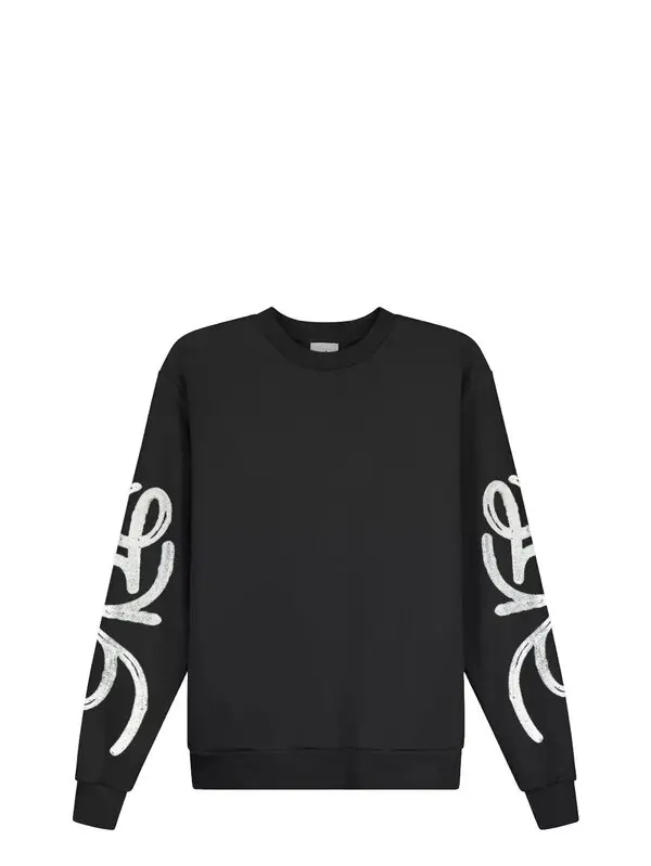 ARTE ANTWERP Graphic Print Sweatshirt - Black