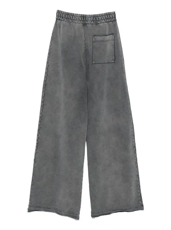 HAIKURE Faded Wide-leg Track Pants - Grey