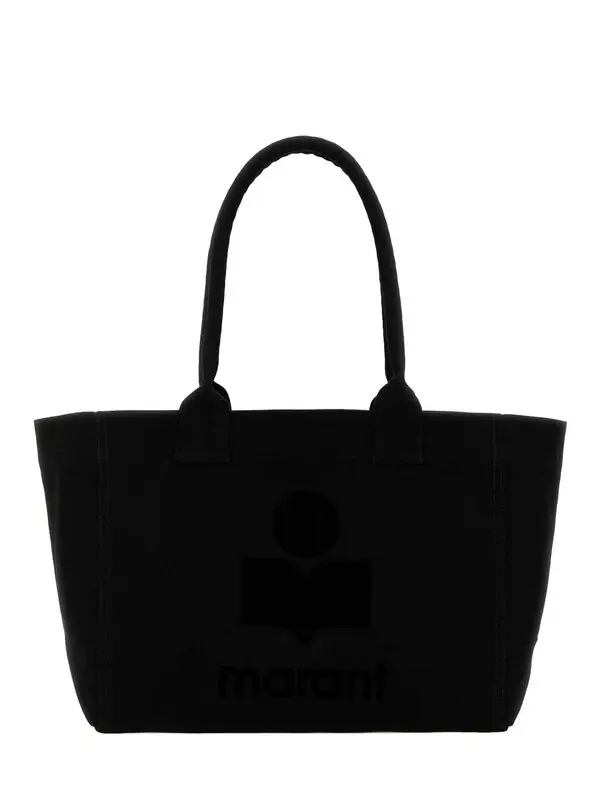Isabel Marant Étoile Cotton Yenky Zipped Shopping Bag - Black