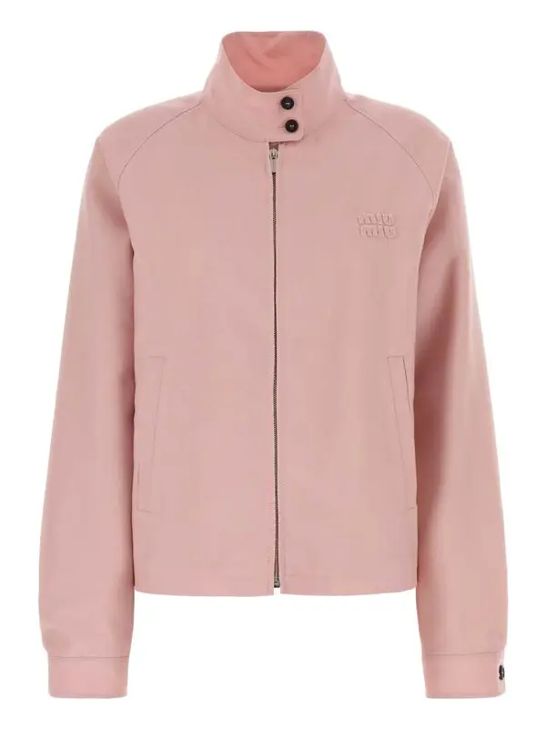 Miu Miu Mohair Blend Jacket - Pink