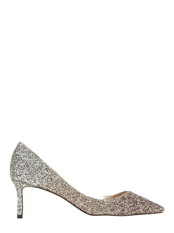 JIMMY CHOO Embellished Leather Romy 60 Pumps - Multicolor