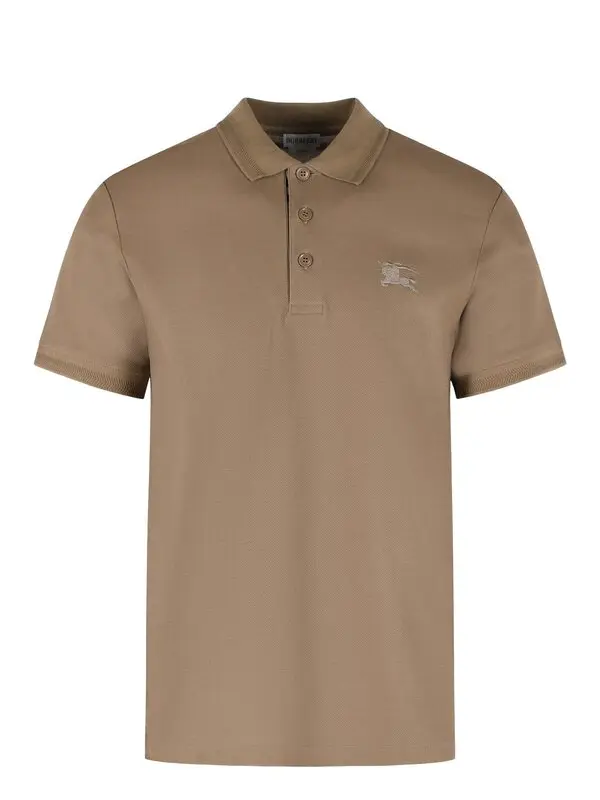 Burberry Eddie Ekd' Cotton Polo Shirt - Brown