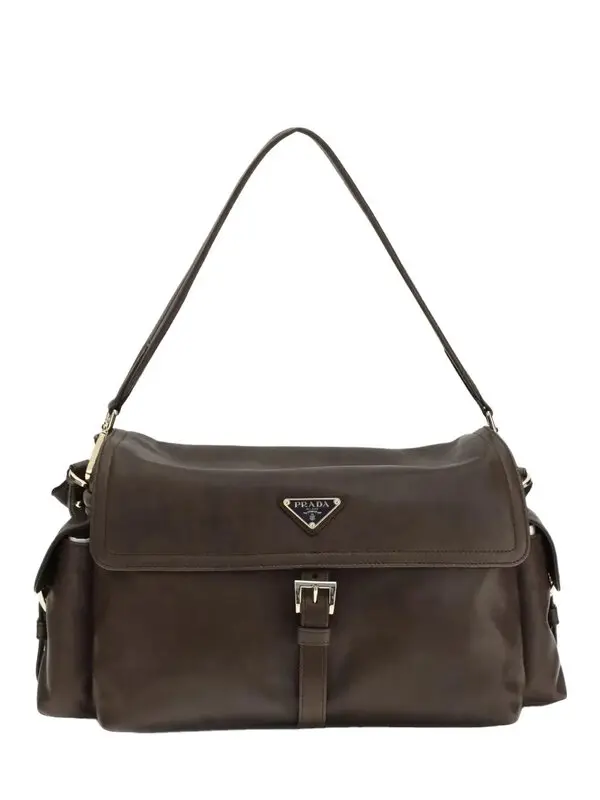 Prada Large Shoulder Bag - Brown