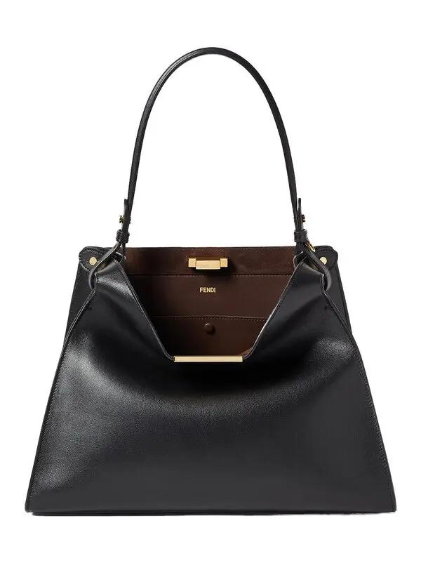 Fendi Way Medium Bag In Calf Leather - Black