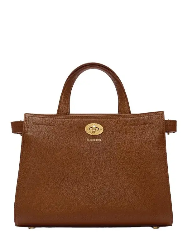 Burberry Mini Cotswolds Check Tote Bag - Brown