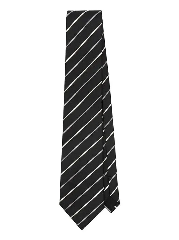 Saint Laurent Cravatta - Black