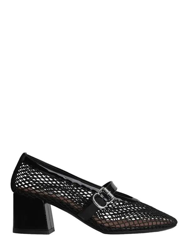 Alaïa Pumps 55 Fishnet - Black
