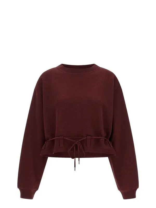 Dries Van Noten Cotton Cropped Sweatshirt - Multicolor