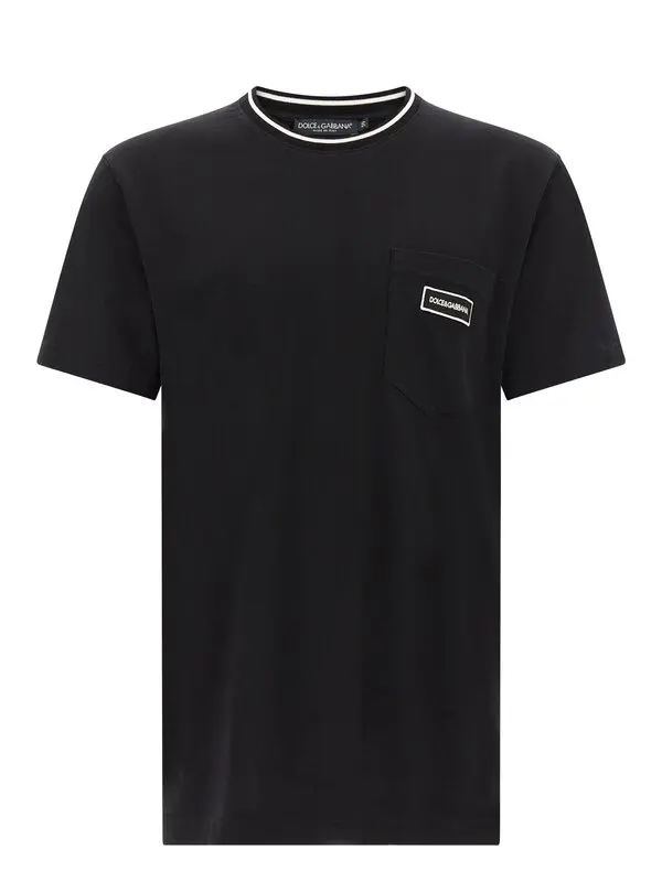 Dolce & Gabbana Logo Pocket T-shirt - Black