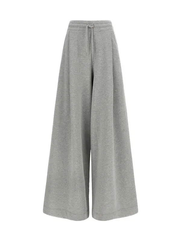 Dries Van Noten Hadium Cotton Mélange Jersey Pants - Gray