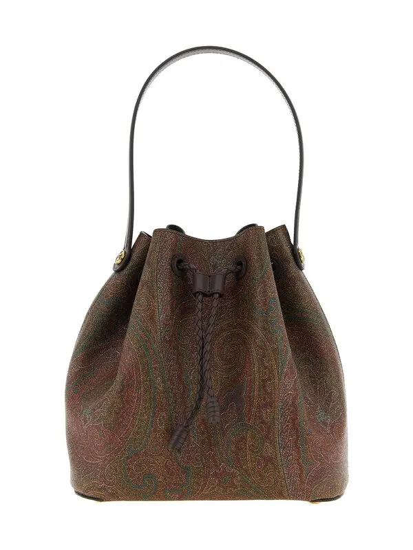 Etro Arnica Small Bucket Bag - Brown
