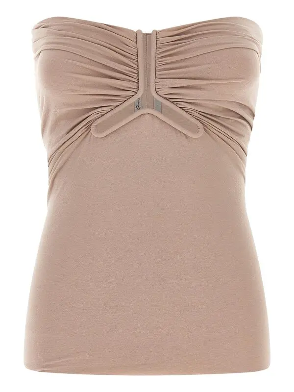 Rick Owens Alannah Bustier Top - Pink