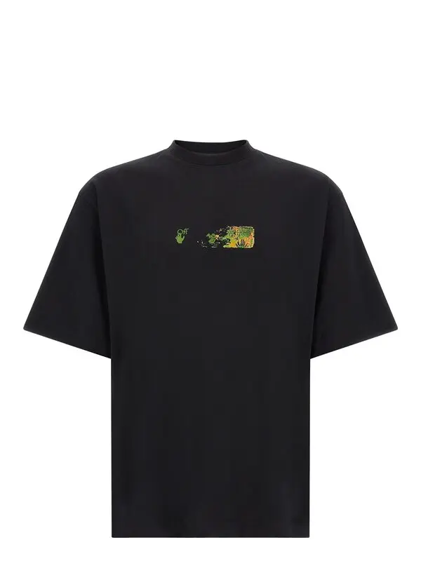 Off-White Spices Arrow Skate' T-shirt - Black