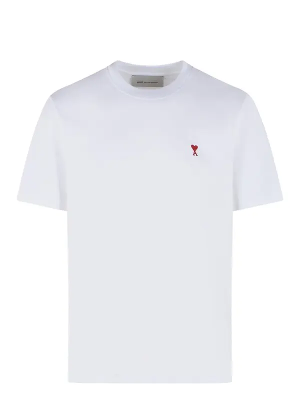 AMI Paris Cotton T-shirt - White