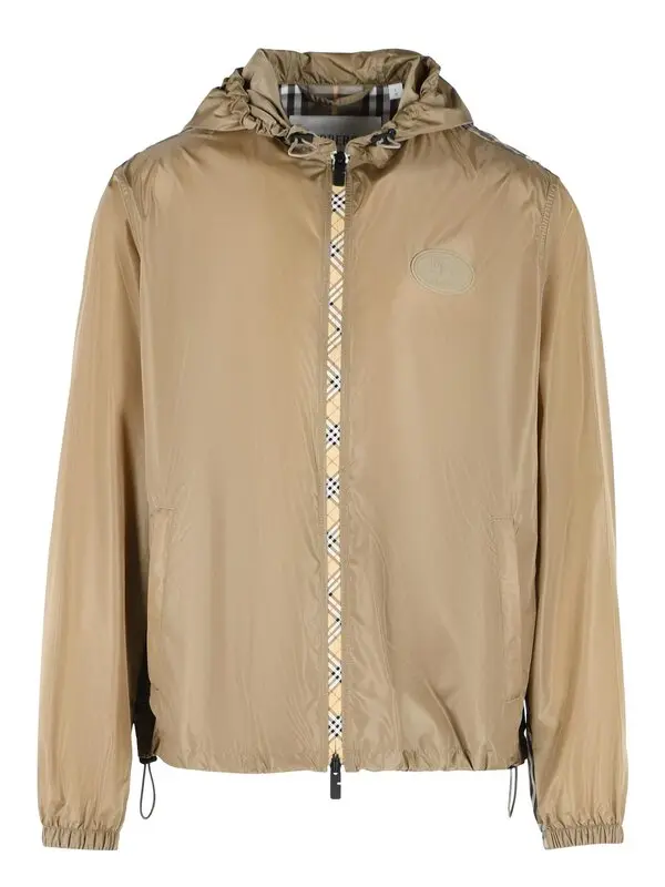 Burberry Newport Polyamide Hooded Jacket - Brown