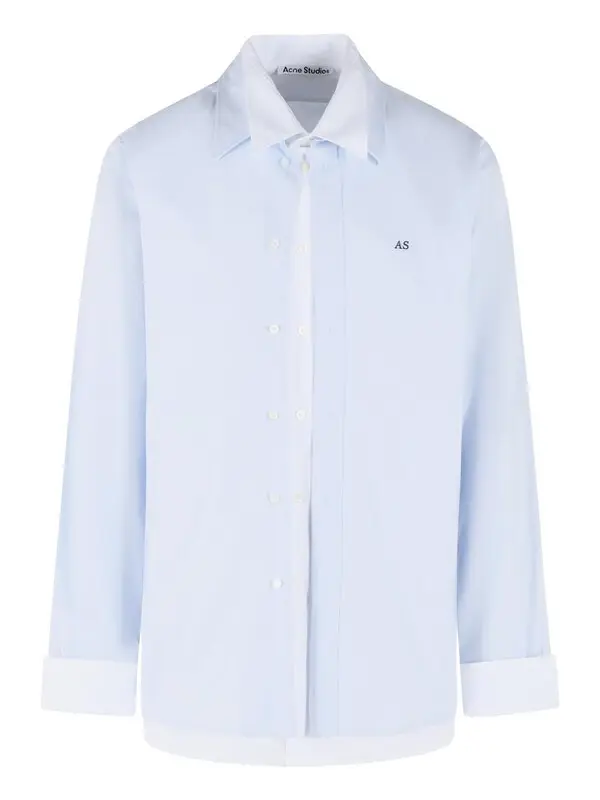 Acne Studios Light Cotton Shirt - Blue