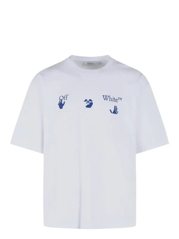 Off-White Bacco Arrow' Cotton T-shirt - White