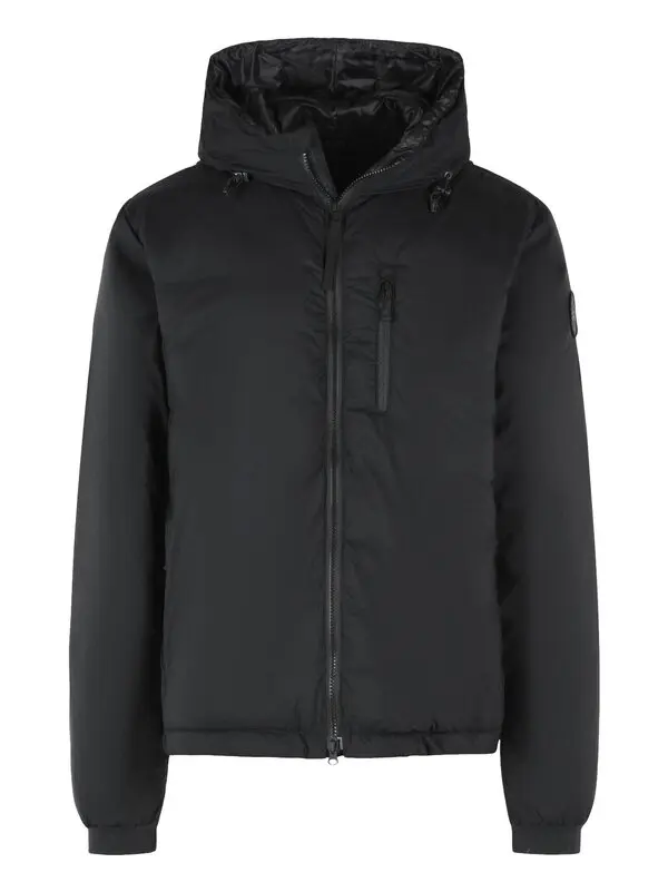Canada Goose Lodge Hooded Down Jacket - Black