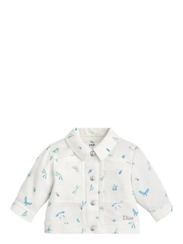 Dior Embroidered Baby Jacket - Ivory