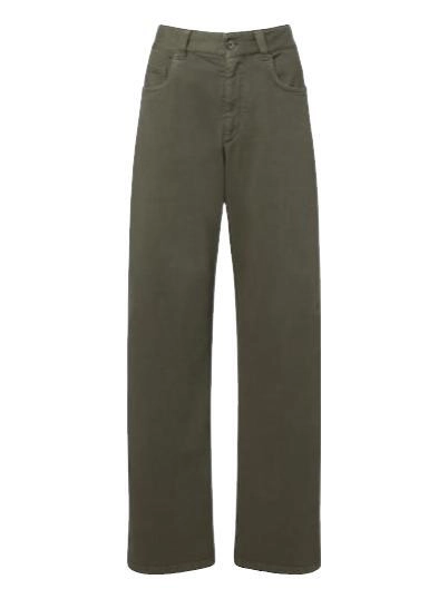 Brunello Cucinelli Monili Wide-leg Jeans - Green