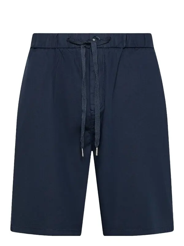 SUN 68 Drawstring Waist Shorts - Navy Blue