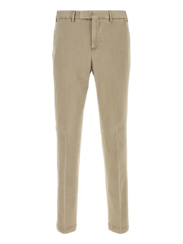 PT TORINO Cotton-blend Trousers - Nude