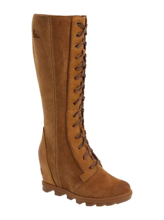Sorel Joan Of Arctic Ii Waterproof Wedge Boot - Camel Brown