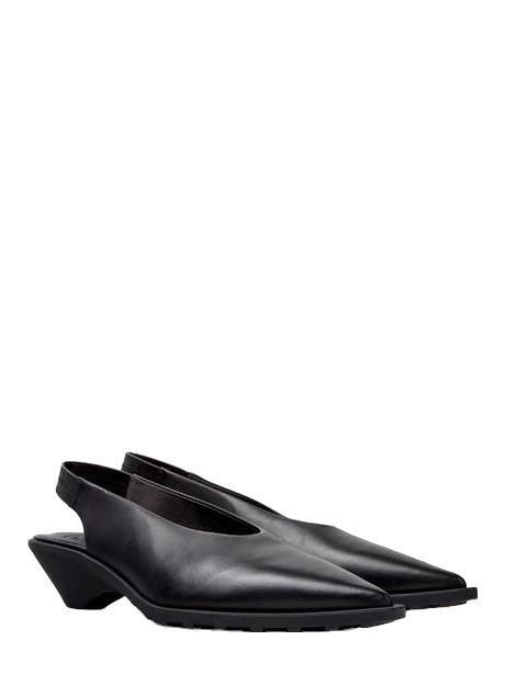 Camper Anita Slingback Pointed Toe Flat - Black