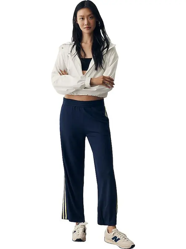 Daily Practice Sport Stripe Track Pants - Navy