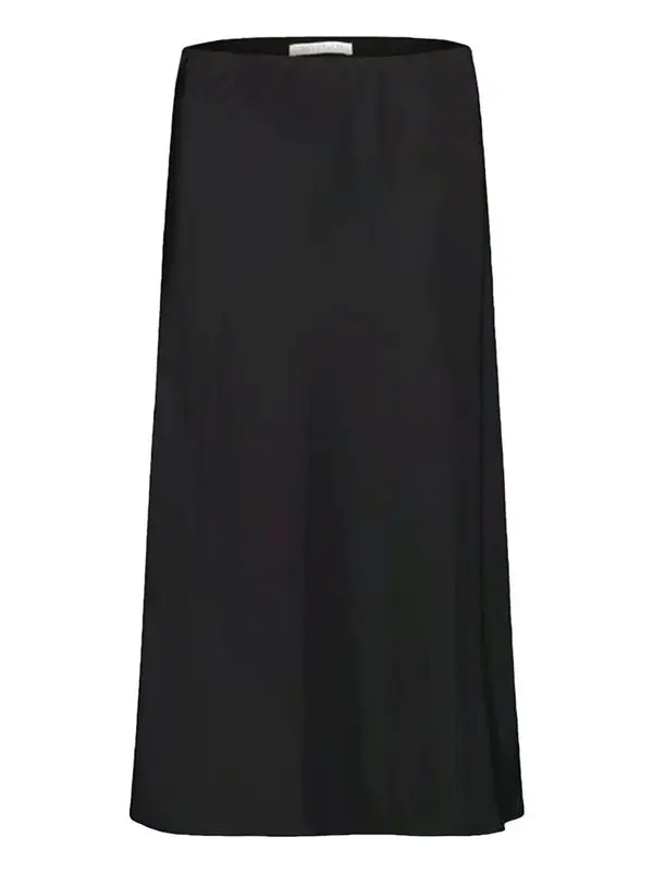 BETTY & CO Satin Finish Midi Skirt - Black