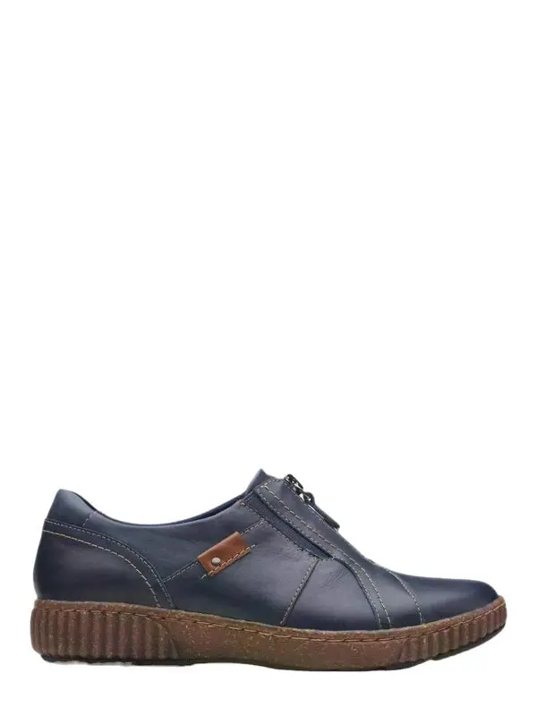 Clarks Magnolia Zip Shoes - Blue