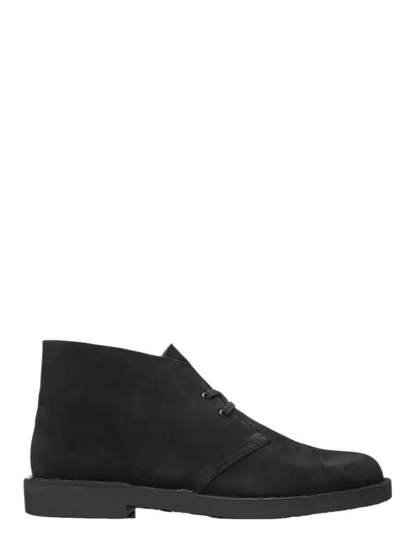 Clarks Suede Desert Boots - Black