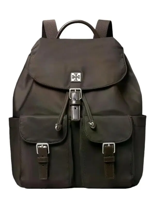 Tory Burch Virginia Buckle Detail Backpack - Brown