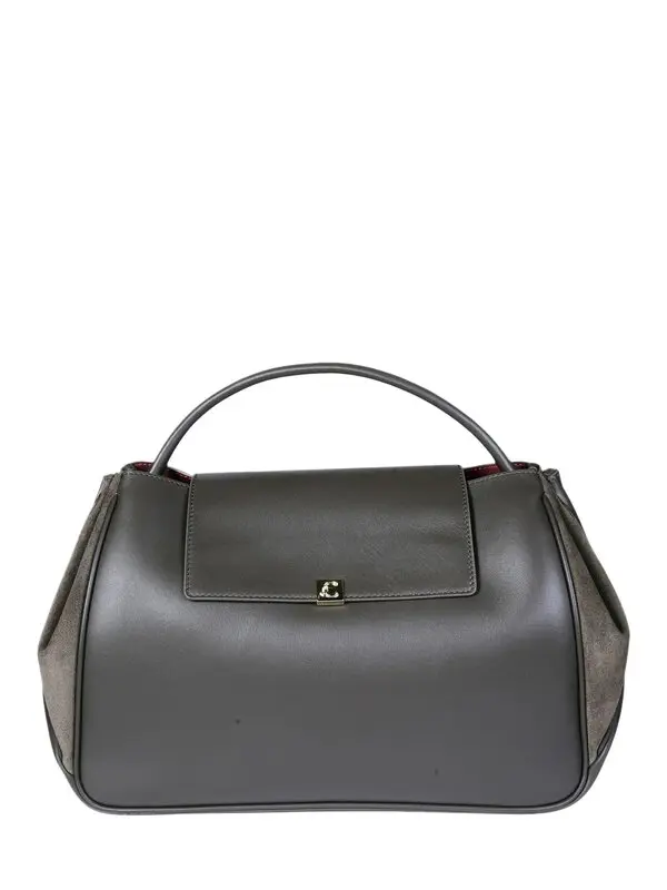 COCCINELLE Pansy Bag With Top Handle And Flap Closure - Green