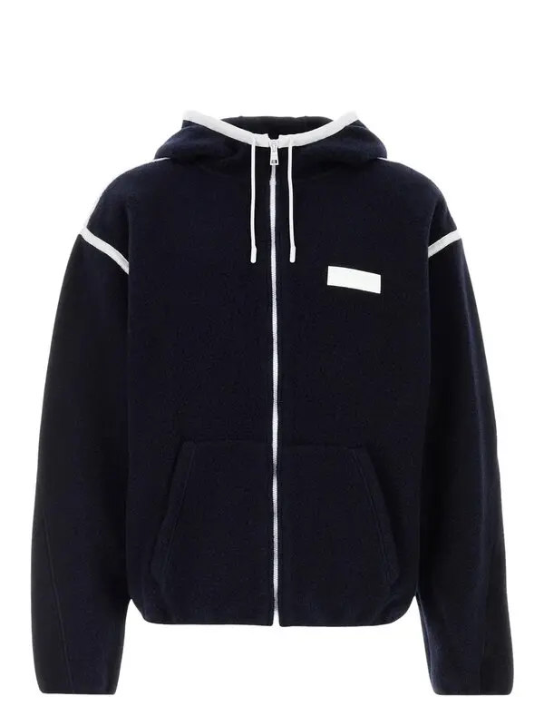 Givenchy Hooded Coat - Blue