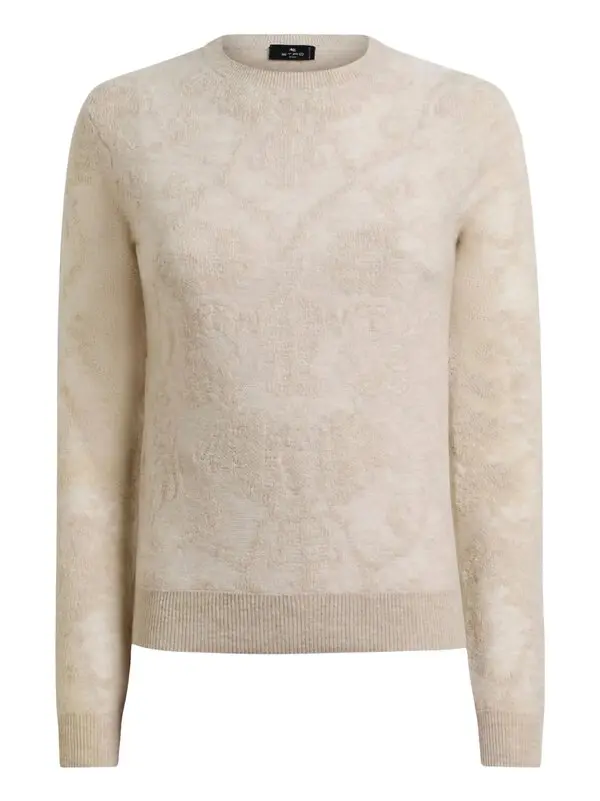 Etro Crew Neck Sweater - Beige