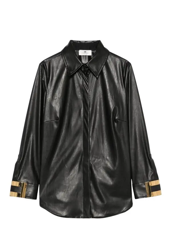 Elisabetta Franchi Button-up Shirt - Black