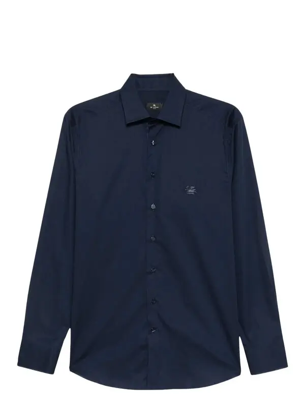 Etro Shirt Roma Logo - Blue