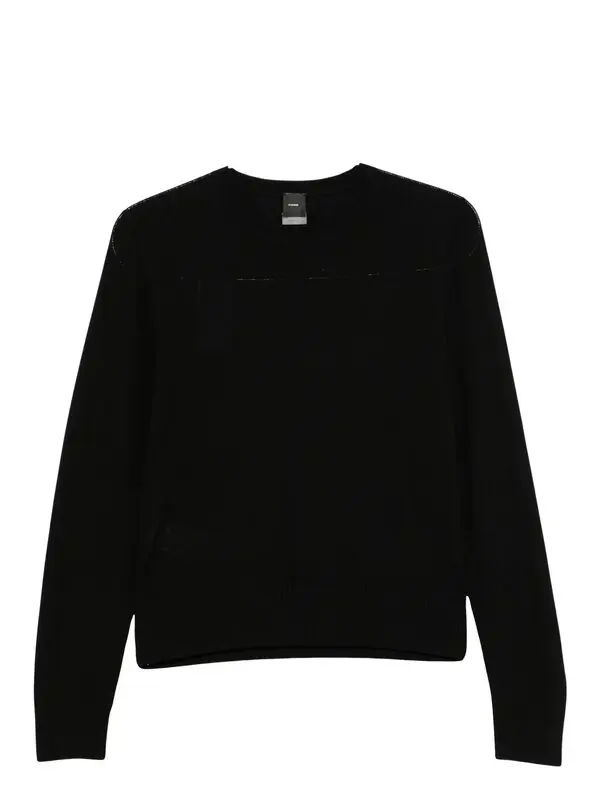 Pinko Lourdes Fine Knit Sweater - Black
