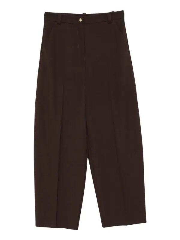 Pinko Diagonal Pants Balbino - Brown