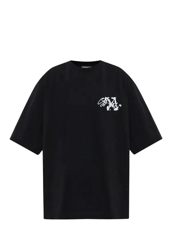 Off-White T-shirt Stroke 2 Arrow Skate S/s - Black