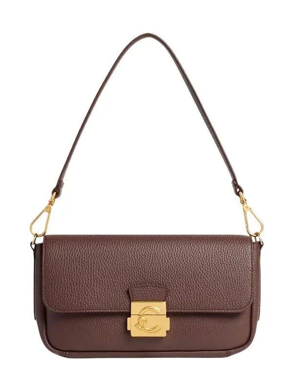 COCCINELLE C-me Lock Medium Shoulder Bag - Red