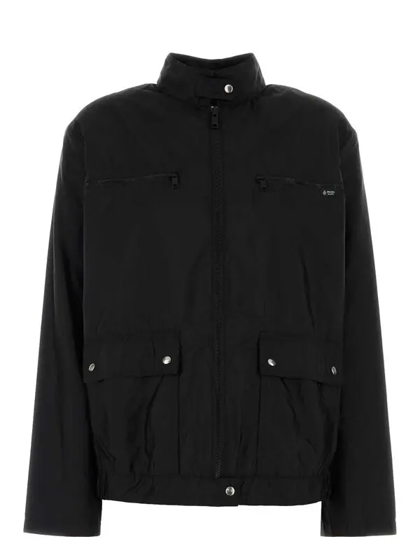 Prada Re-nylon Windbreaker Jacket - Black