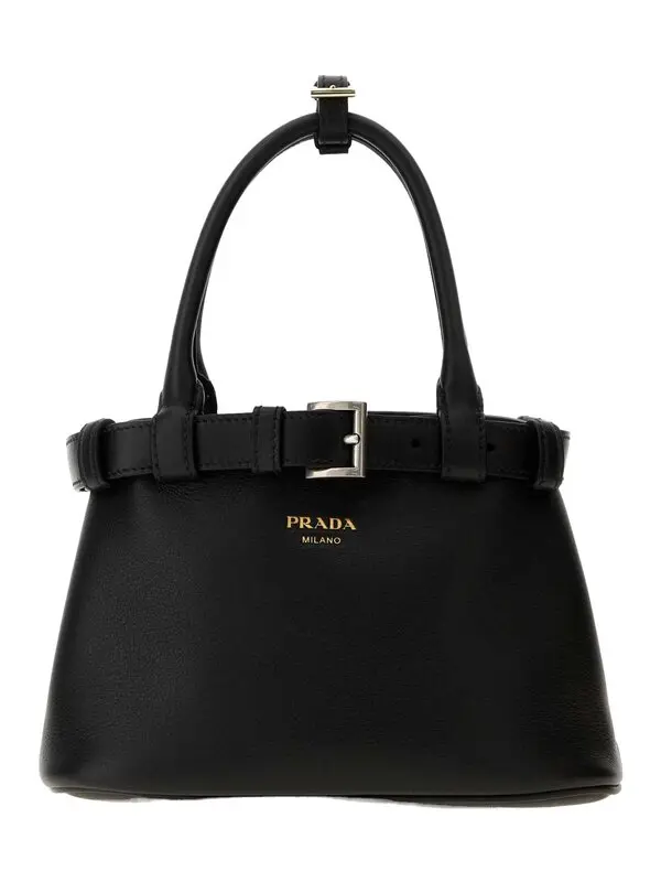 Prada Leather Handbag - Black