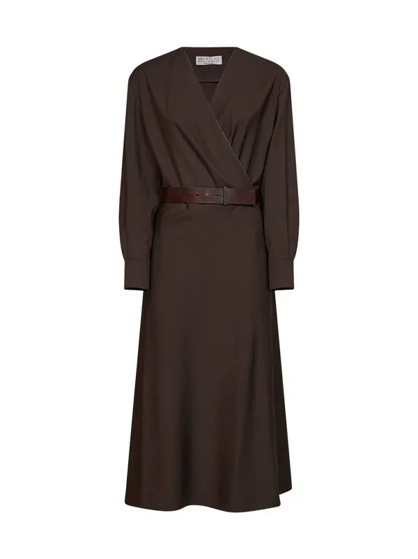 Brunello Cucinelli Midi Dress - Multicolor